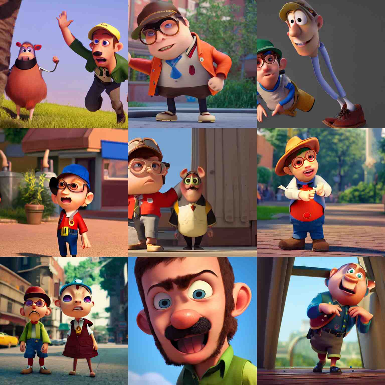 leon professional as a pixar disney character from up ( 2 0 0 9 ...