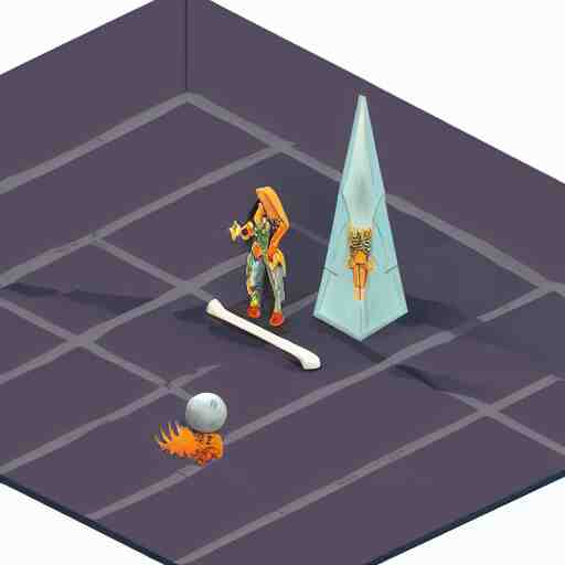 isometric futuristic wizard - Arthub.ai