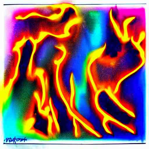 electric burn art - Arthub.ai