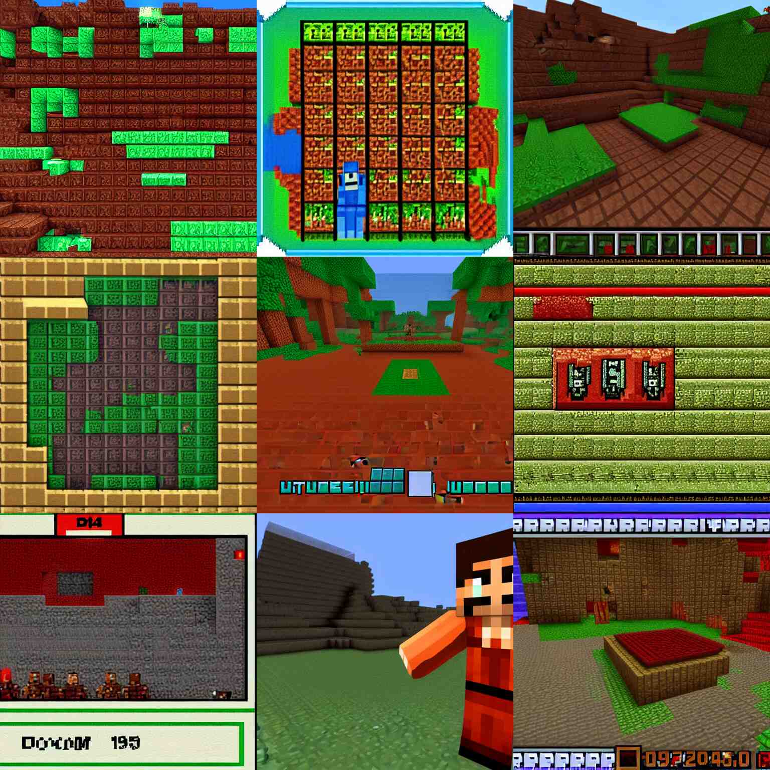 dos minecraft doom 1994 - Arthub.ai